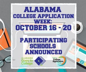 Free College Application Week Alabama 2025