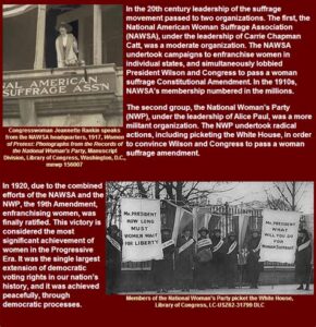 How Did NAWSA Differ from the NWP?